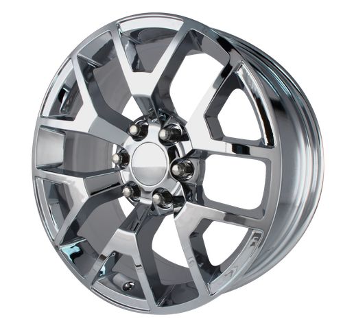 OE CREATIONS Wheels Rim PR169 22x9 6x139.70 ET28 6.1BS 78.3CB Chrome ...