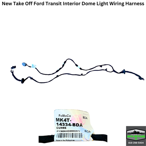 New Take Out Ford Transit Dome Light Wiring Harness FoMoCo MK4T-14334 ...