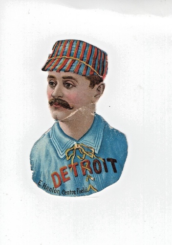 1888 Baseball Scrapps Ed Ned Hanlon Detroit Wolverines H.D. Smith & Co ...
