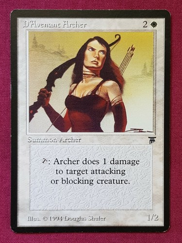 Magic The Gathering LEGENDS D'AVENANT ARCHER white card MTG | eBay ...