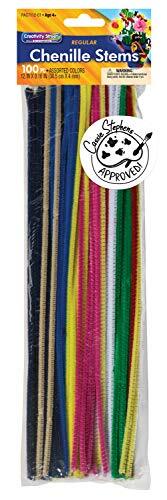 100-piece Pipe Cleaner Stem, 1/8 x 12 in 100 Count Assorted | eBay