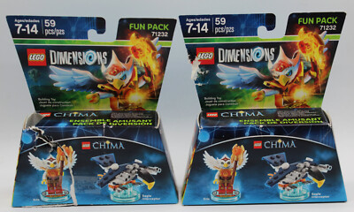 LEGO DIMENSIONS FUN PACK #71232 ERIS & EAGLE INTERCEPTOR 2 PCS NRFB ...