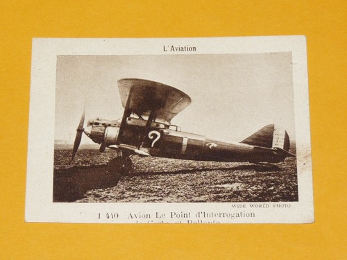 IMAGE 1930-1932 VACHE QUI RIT AVIATION AVION POINT INTERROGATION COSTES ...