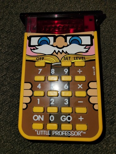 Vintage 1976 Texas Instruments Little Professor Math Quiz Calculator ...