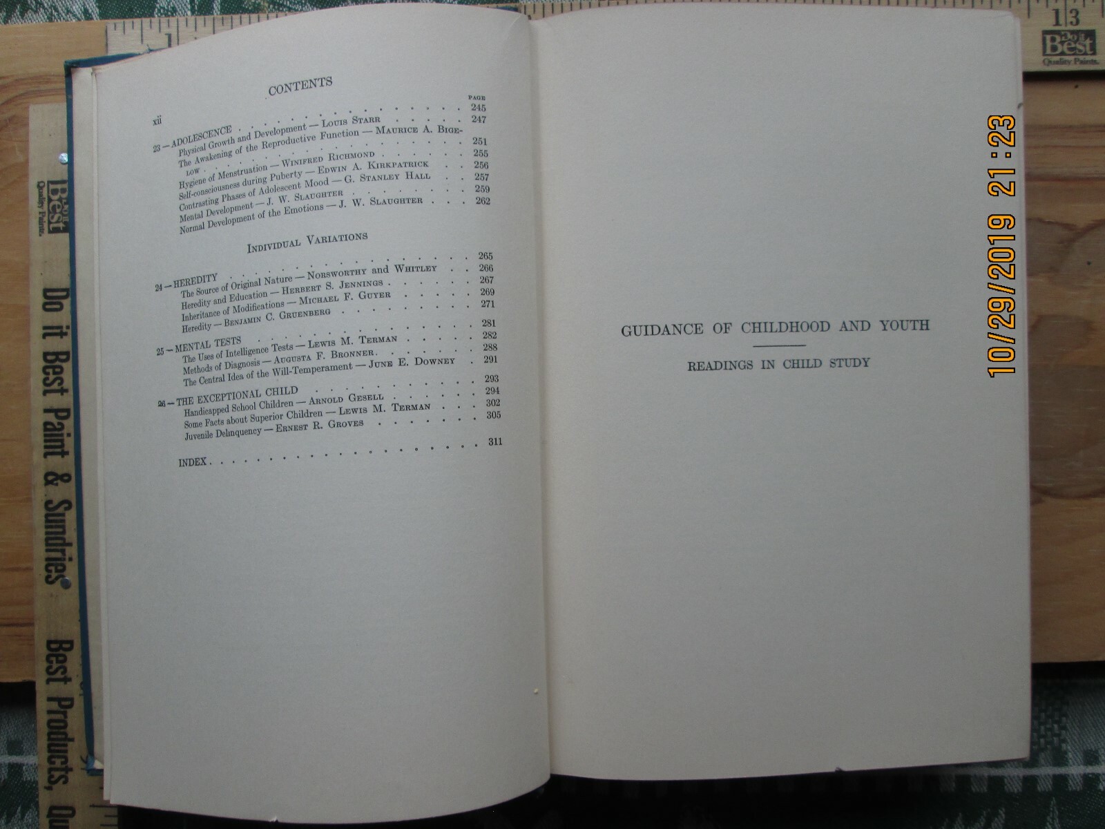 Guidance of Childhood and Youth Readings in Child - Benjamin C ...
