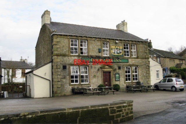 PHOTO PUB 2008 THE 'FOUR ALLS INN' HIGHAM LANCASHIRE THE PENDLESIDE ...
