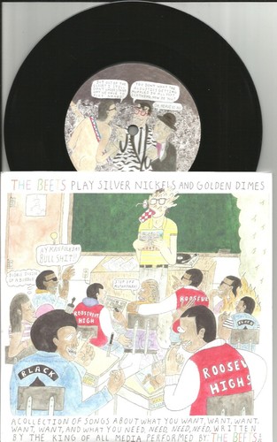 THE BEETS Silver Nickels w/ 2 UNRELEASED HOWARD STERN written 7 INCH ...