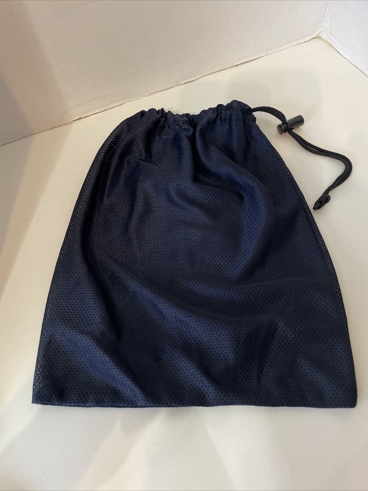 Lot Of 2 Philips Respironics Drawstring Carry Bag 11" X 9" Soft Navy ...