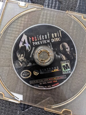 Resident Evil 4 - Preview Disc (Nintendo GameCube) Playable Demo Disc ...