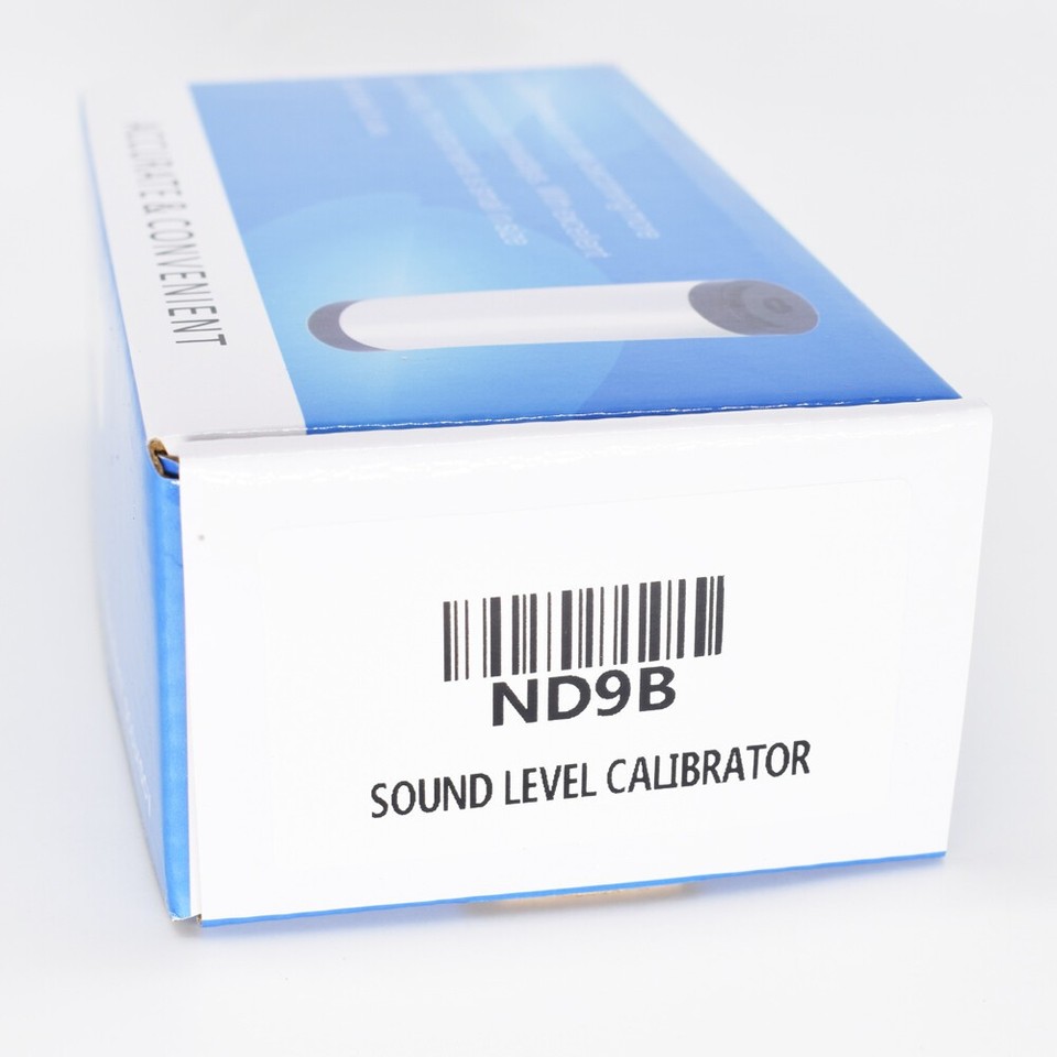 1x ND9B Sound Level Calibrator 94dB & 114dB High Accuracy ±0.3db 1" and ...