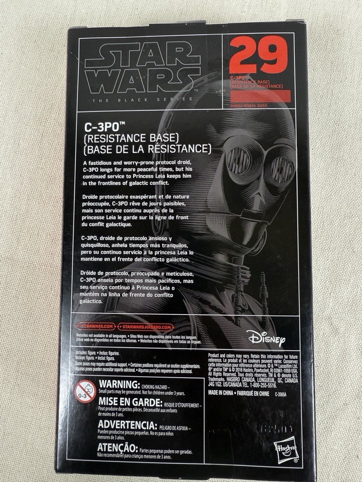 Star Wars The Black Series: C3PO (Red Arm) #29 6” Figure (Hasbro) | eBay