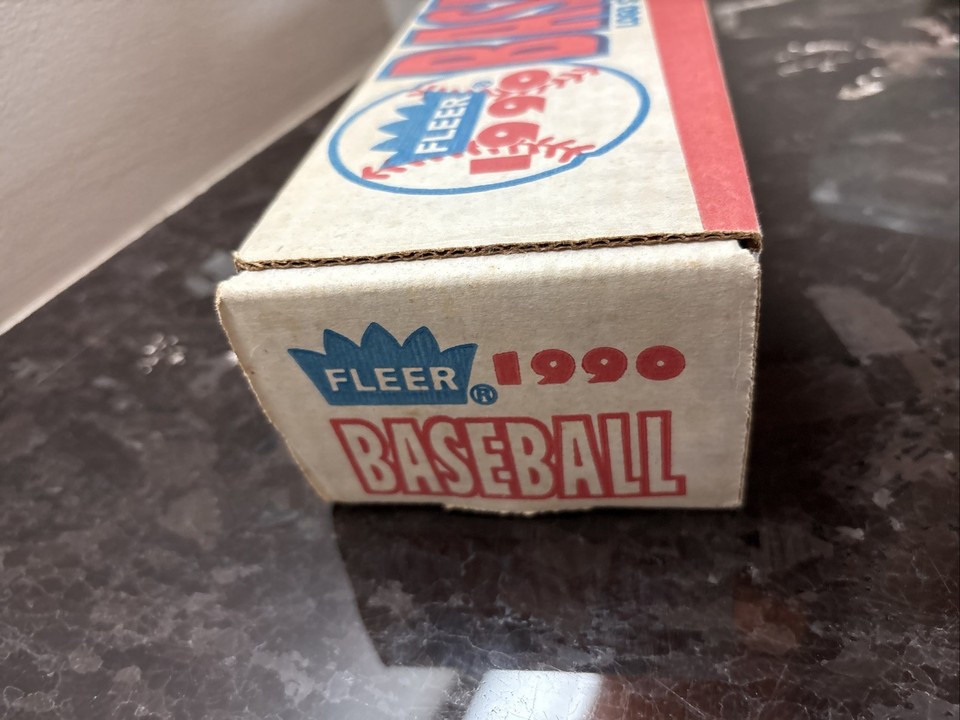 1990 FLEER Baseball Complete Set 672 Cards And 45 Stickers NEW IN BOX ...