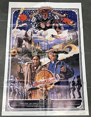 Rick Moranis STRANGE BREW Dave Thomas original 27x41 movie poster '83 ...
