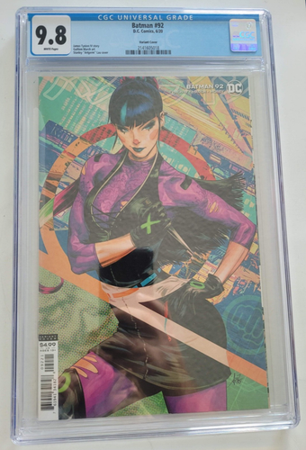 BATMAN #92 CGC 9.8 GRADED DC COMICS THE JOKER! PUNCHLINE! ARTGERM ...