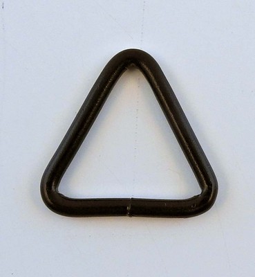 50 Pcs of 1" Black Metal Triangles, for 1" webbing, metal, black, tri ...