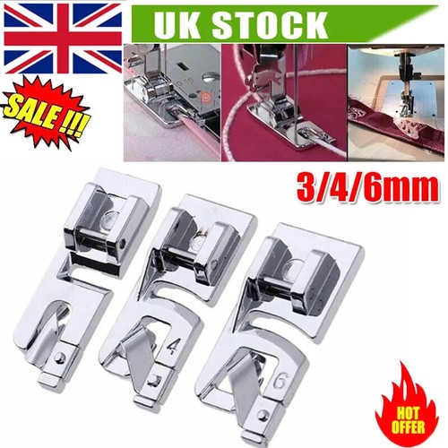 Rolled Hem Presser Foot Snap For Brother Singer Janome Juki Sewing ...