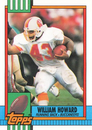 1990 Topps #414 William Howard Tampa Bay Buccaneers | eBay