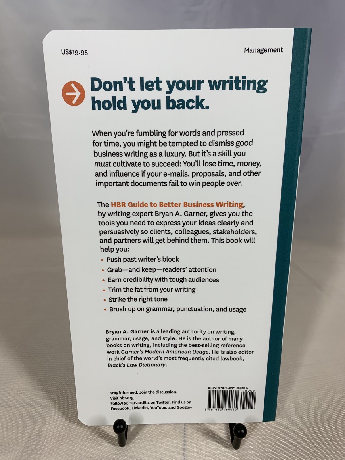 HBR Guide Ser.: HBR Guide to Better Business Writing (HBR Guide Series ...