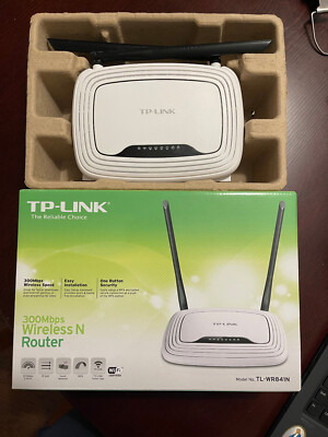 TP-Link TL-WR841N N300 Wireless Wi-Fi Router WITH ETHERNET CABLE ...
