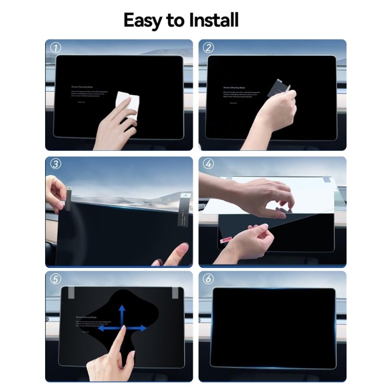 Scratch Resistant Shatterproof Film For 15.4inch Vehicle Touchscreens ...