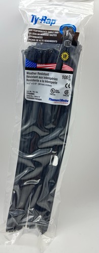 Thomas & Betts Cable Ties Ty-Rap TY528MX 14.2 Inches 50lb BLACK UV 100 ...
