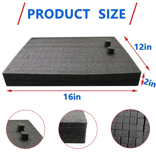 Foam Inserts for Cases 16 x 12 x 2 Inch Pick and Pluck Foam Insert Fits ...