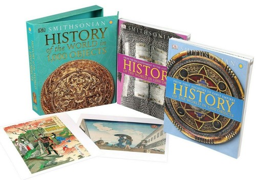 NEW DK Smithsonian History of the World 2 Books & 2 Prints Gift Set ...
