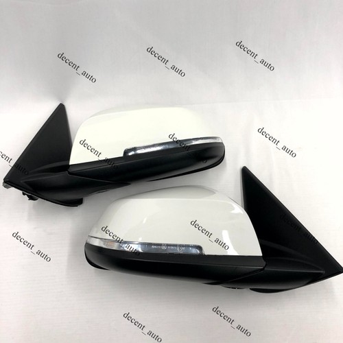 E84 Car Side Door Mirror Set for BMW X1 Series 5 Pins 2013-2016 White ...