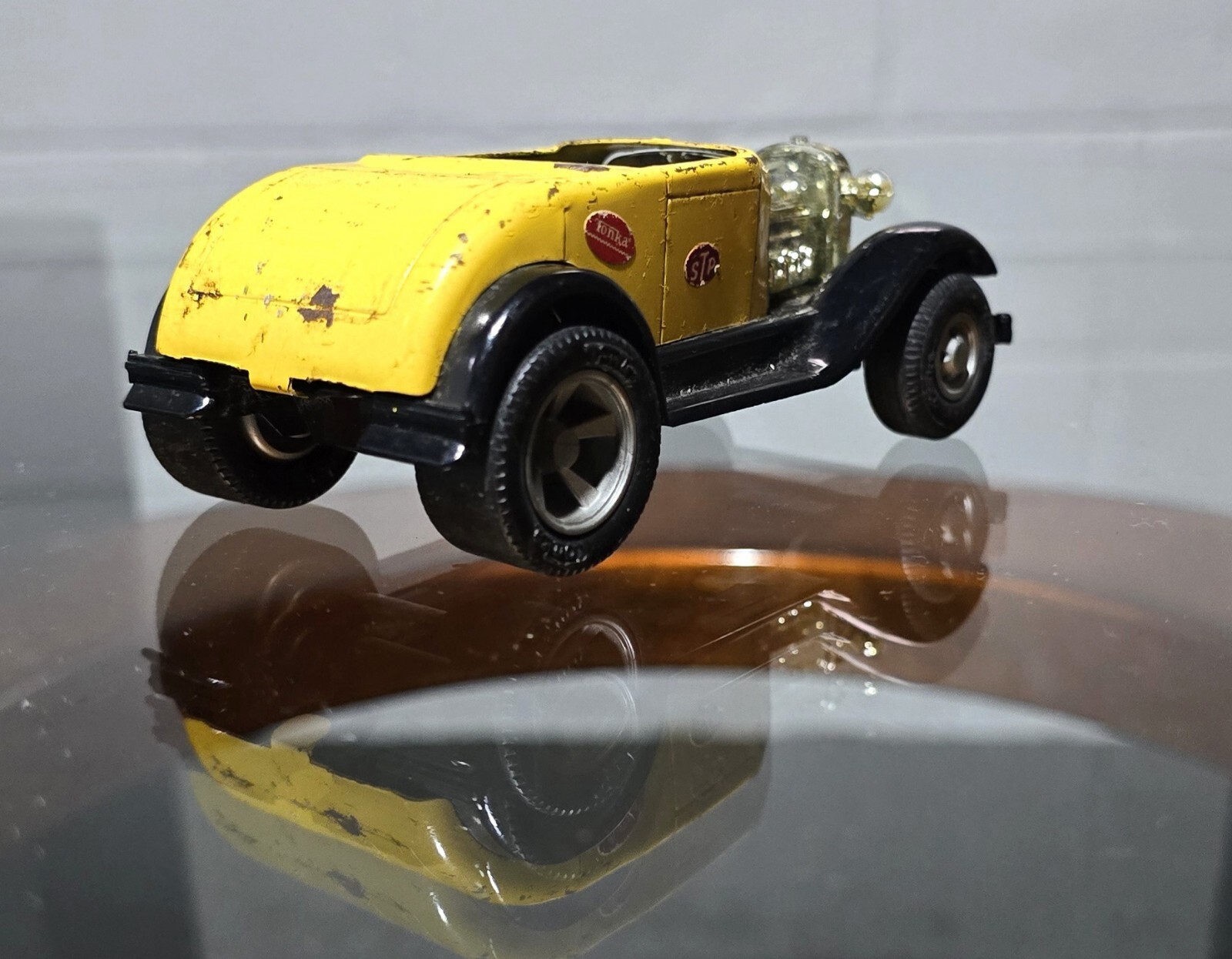 Tonka Mod Rod Model A Ford Vintage Race Car Toy Yellow Black | eBay