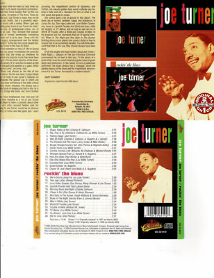 JOE TURNER - JOE TURNER/ROCKIN THE BLUES (CD 2000) **28 TRACKS ...
