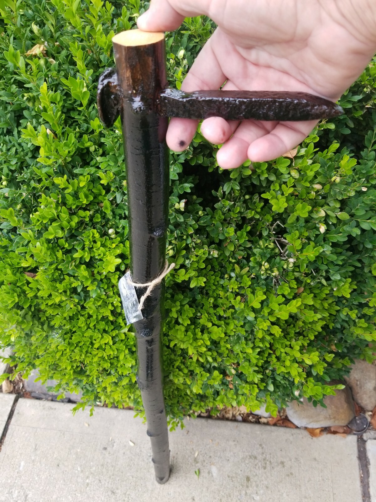 39" Thick Rail Road Spike Shillelagh Celtic Walking Cane Stable | eBay