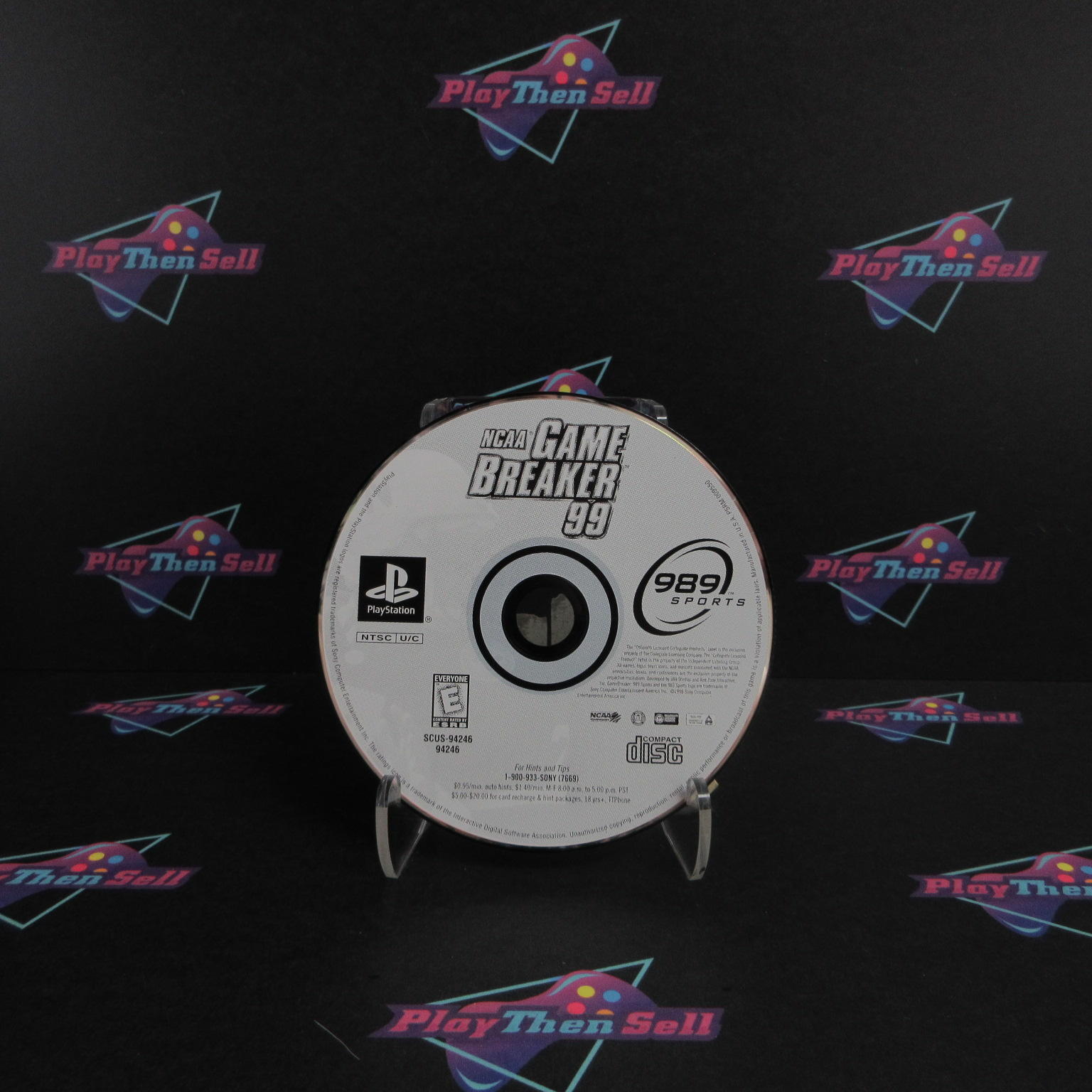 NCAA Gamebreaker '98 PS1 Playstation 1 Disk Only - (See Pics ...