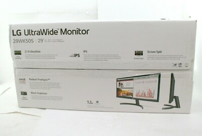 LG UltraWide 29WK50S-P 29 inch Widescreen Full HD IPS Monitor, 1-year ...