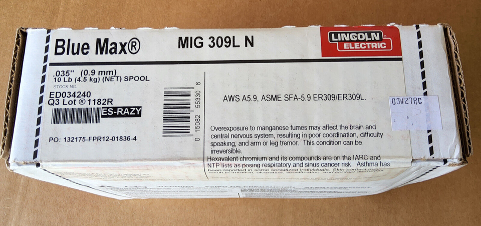 Stainless Steel MIG Welding Wire ER309L ER309 309L N .035" Spool Roll ...