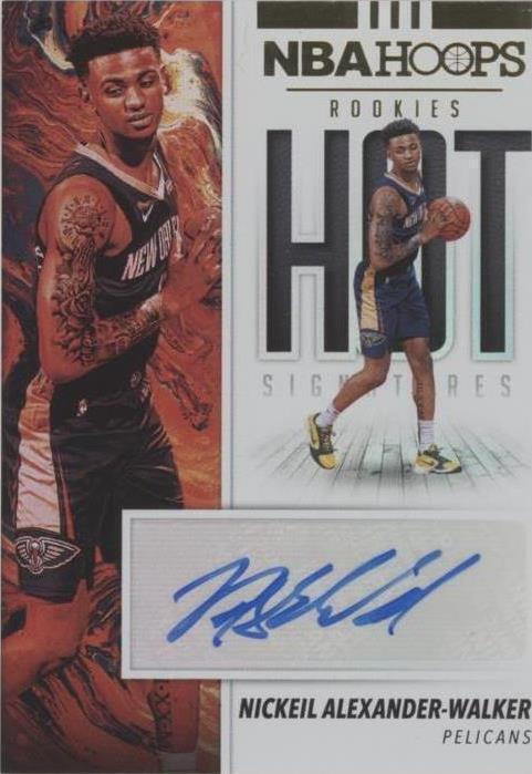 2019-20 Panini NBA Hoops - Hot Signatures Rookies Nickeil Alexander ...