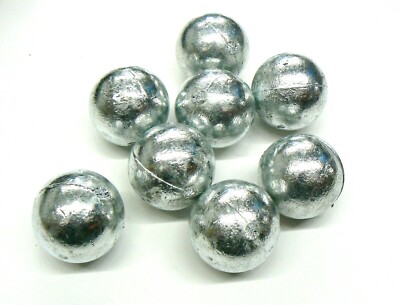 Zinc Anodes 8-Lbs 99.9% Pure Zinc Anode Round 1# Balls For Metals ...