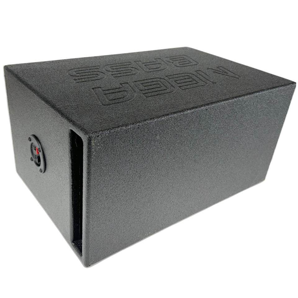 Super Bass 1x8" SQUARE KICKER Mega Bass Series Vented Subwoofer Box ...