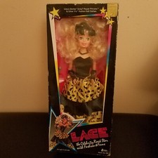 Creata 1987 Glow N Glitter Lace Celebrity Rock Star Vintage Doll Purple ...