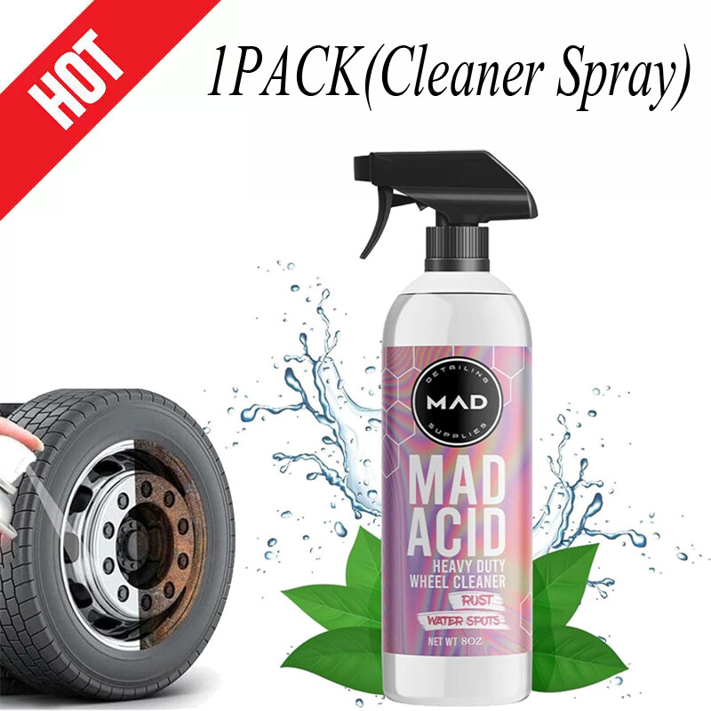 3X Mad Acid- Heavy-Duty Wheel Cleaner, Water Spot Remover for Car,Glass ...