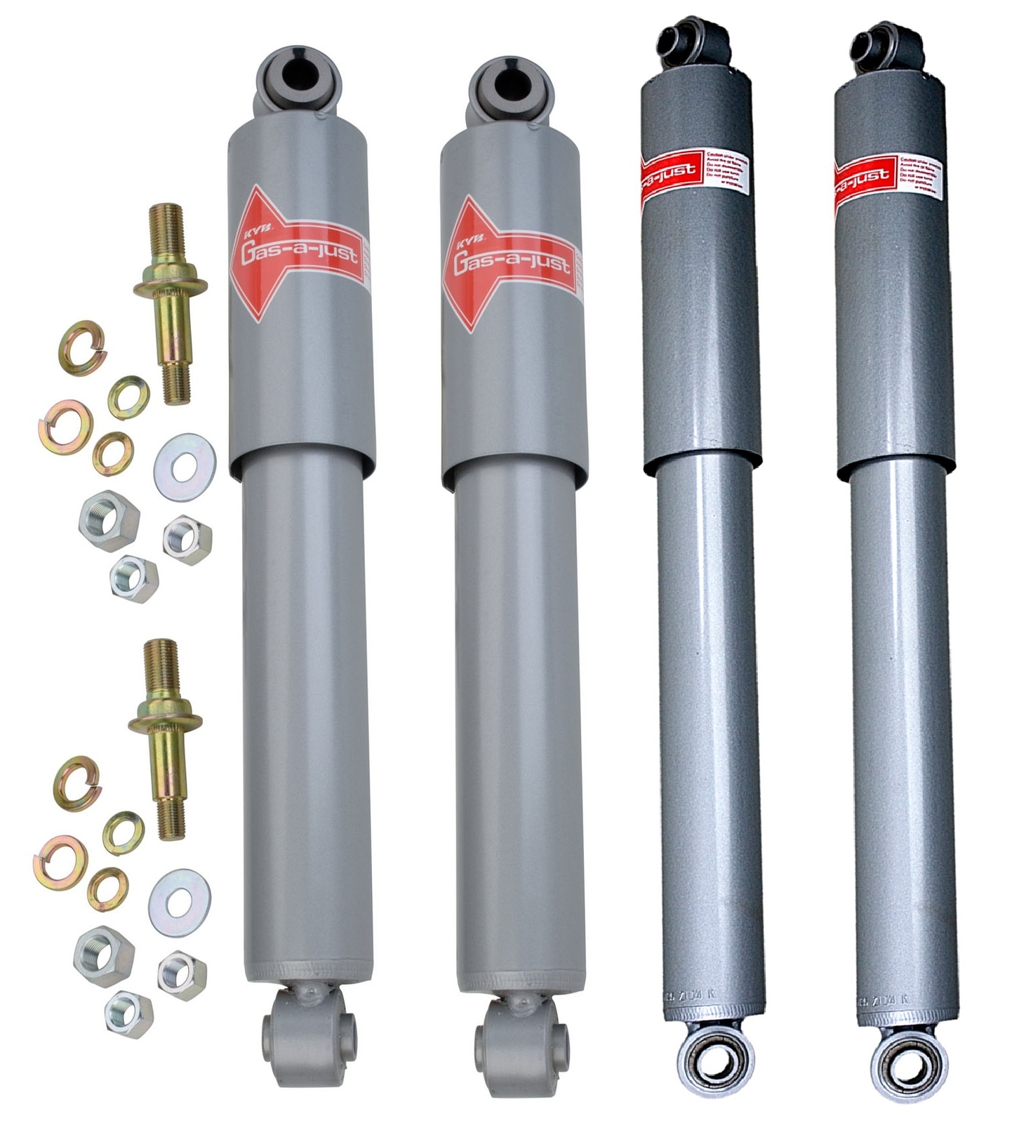 Front & Rear Shock Absorbers Kit KYB Gas-a-just Motorhome Chassis For ...