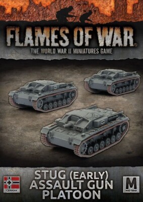 German Stug (Early) Assault Gun Platoon - Mid-War - Brand New - Flames ...