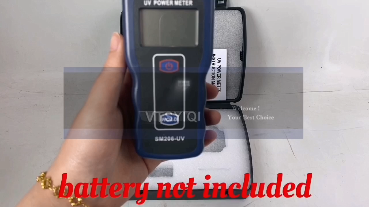UV Power Meter Ultraviolet Light Source Radiation Intensity Tester ...
