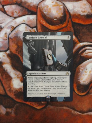 Magic the Gathering Tamiyo's Journal Hand Painted Unique Custom MTG ...