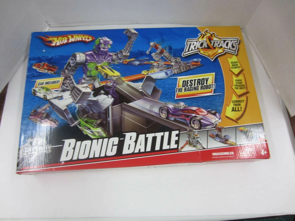 Hot Wheels Trick Tracks Bionic Battle