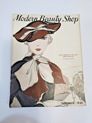 September 1934 Modern Beauty Shop Magazine Lady Hairstyles Beauty ...