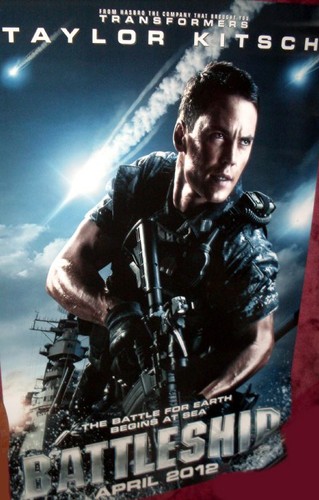 Cinema Banner: BATTLESHIP 2012 (Lieutenant Alex Hopper) Taylor Kitsch ...