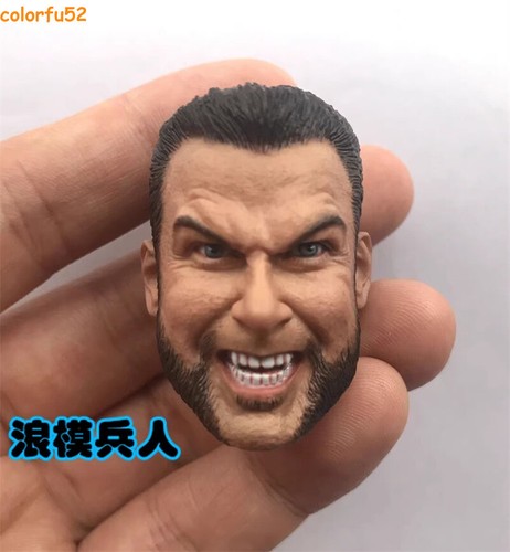 X-MAN 1/6 Wolverine Victor Creed Head Sculpt Rage Head Carving for 12 ...