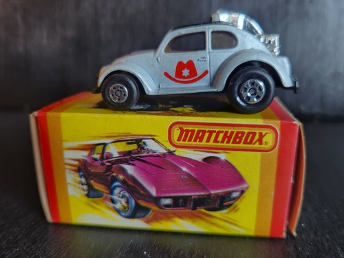 MATCHBOX MB15 HI - HO SILVER VW BEACH BUGGY 1971 LESNEY SUPERFAST ...
