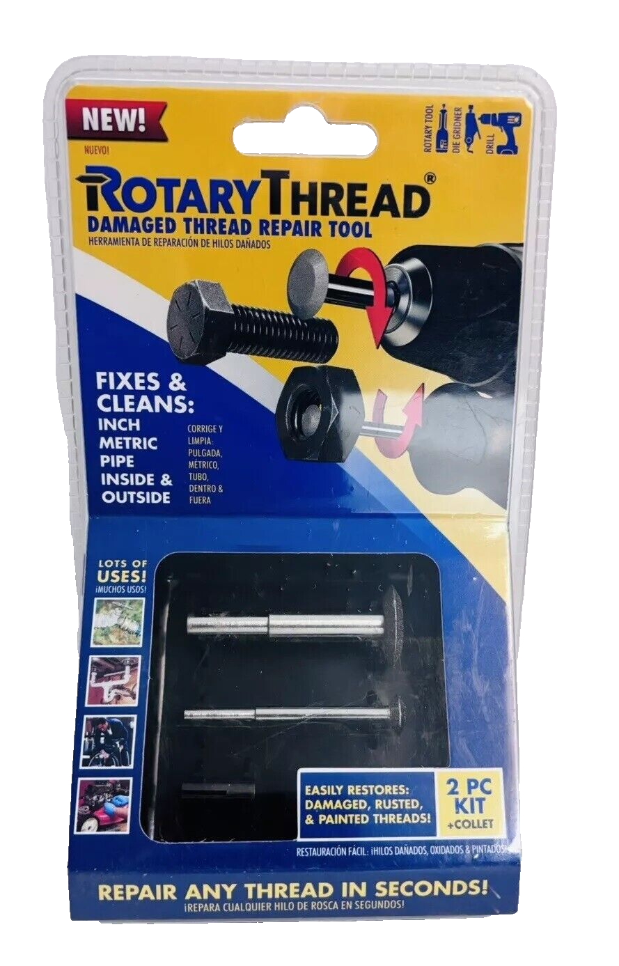 Thread Repair Tool Kit by Rotary Thread, Easily Restores Damaged Threads NEW | eBay