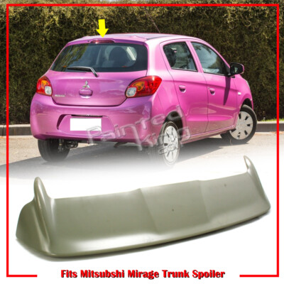 Painted Fits Mitsubishi Mirage 6th Hatchback OE Style Trunk Spoiler ABS ...